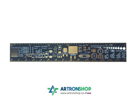 ไม้บรรทัดแผ่นปริ้น Pcb Ruler Artronshop บอร์ดอิเล็กทรอนิกส์ Arduino Esp32 Esp8266 Inspired