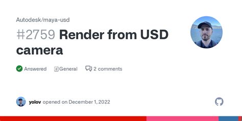 Render From USD Camera Autodesk Maya Usd Discussion GitHub