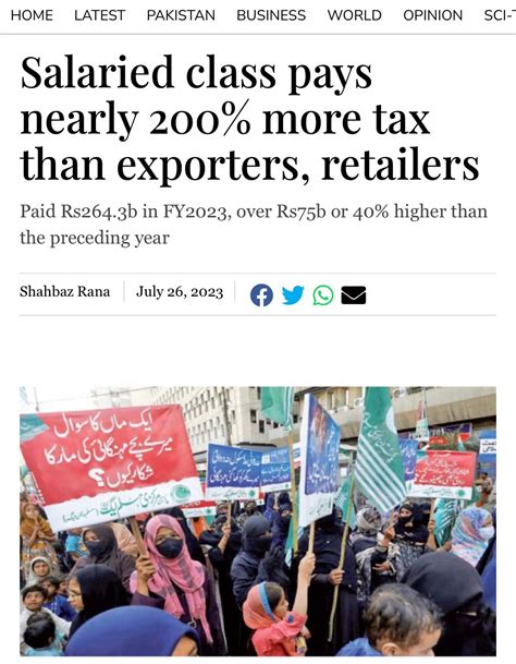 Muhammad Hassan Siddiqui On Linkedin Taxation Injustice Inequality Salary