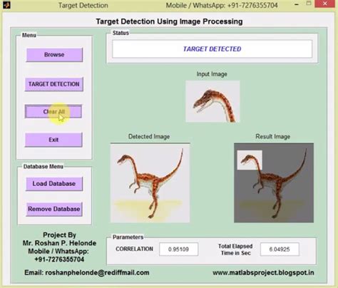 Target Detection Using Image Processing Matlab Project With Source Code MATLAB PROJECTS