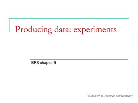 Ppt Producing Data Experiments Powerpoint Presentation Free Download Id748420