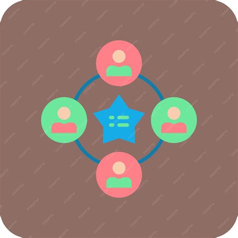팀워크 아이콘 프리미엄 벡터