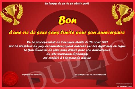Bon D Une Vie De Sexe Sans Limite Pour Son Anniversaire