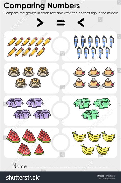 Comparing Numbers Clipart