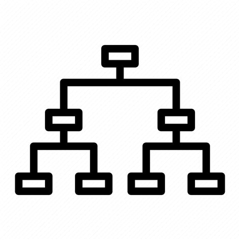 Hierarchy Management Organization Structure Icon Download On