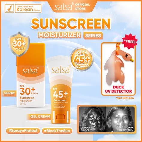 Jual Salsa Sunscreen Moisturizer Series Sunscreen Moisturizer Spray
