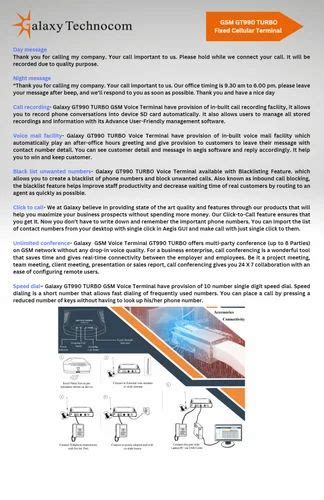 Gsm Fixed Cellular Terminal At Rs 5800 In Hyderabad Id 2851766740673