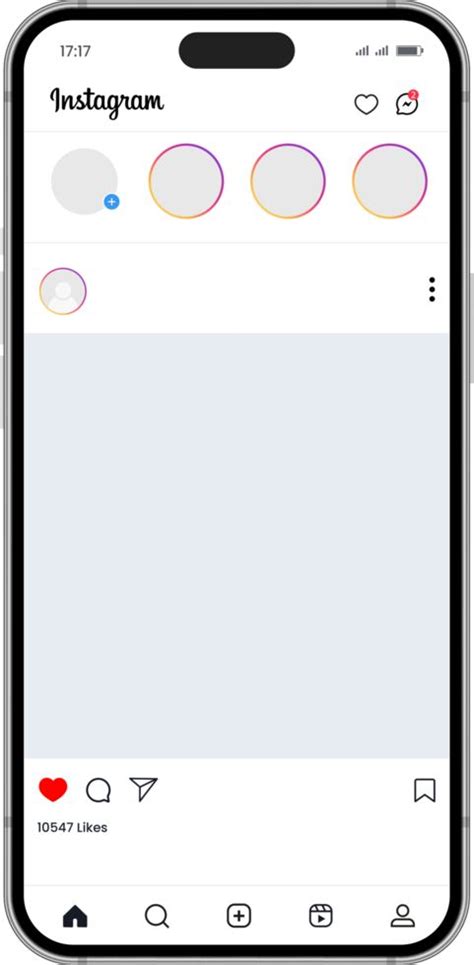 Download Instagram Post Template Mockup With Home Page In 2025