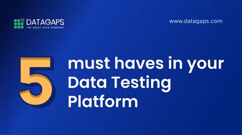 Top Must Haves In Your Data Testing Platform ETL Testing
