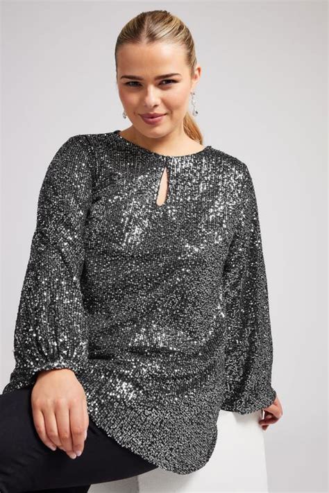 Plus Size Sequin Tops Evans Plus Size Sequin Tops Evans