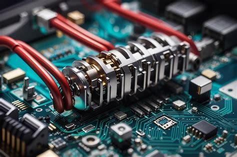 Premium Ai Image Secure Connection Or Cybersecurity Service Concept Of Compute Motherboard