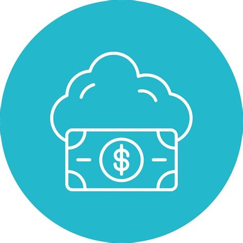 Premium Vector Cloud Money Icon