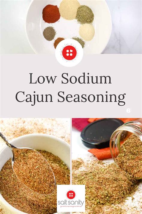 Low Sodium Cajun Seasoning