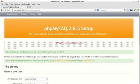 Install Phpmyfaq On Centos An Open Source Faq System Unixmen