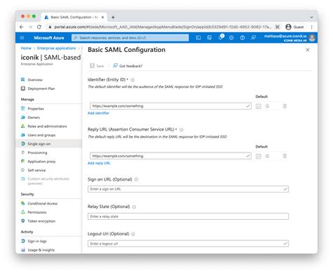 Microsoft Entra Id Iconik Help Documentation