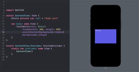 Change TextEditor Background In IOS