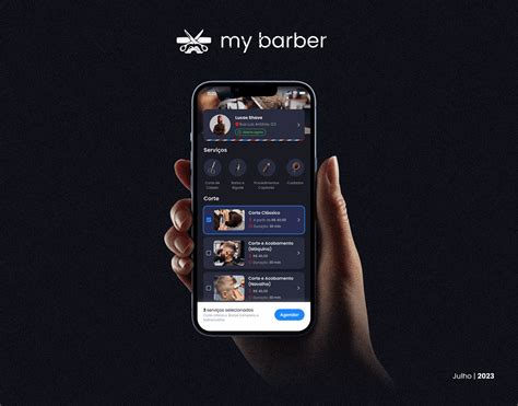 UI Design App My Barber Behance