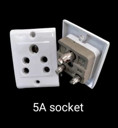 A Polycarbonate Electric Socket At Rs Piece Five Pin Socket In Rajkot ID