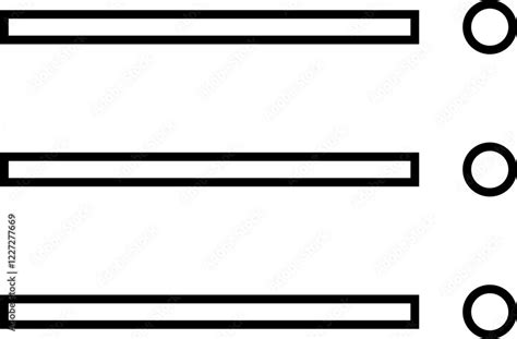 Hamburger Menu Vector Graphic Design Menu Icon Ui Symbol User
