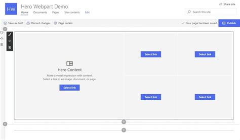 Office 365 Sharepoint Online Exploring Oob Hero Webpart