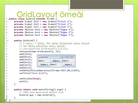 PPT JAVA GUI Swing PowerPoint Presentation Free Download ID 2504998
