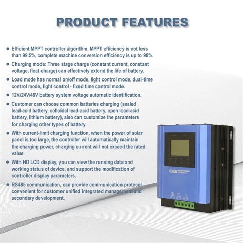 Mppt Solar Charge Controller 48v 50a 60a For Solar Panels Configurations Buy Mppt Solar Charge