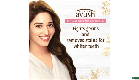 Buy Lever Ayush Whitening Rock Salt Toothpaste 150 G Online At Best Prices Wellness Forever