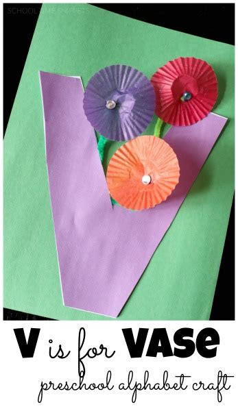 Letter V Crafts