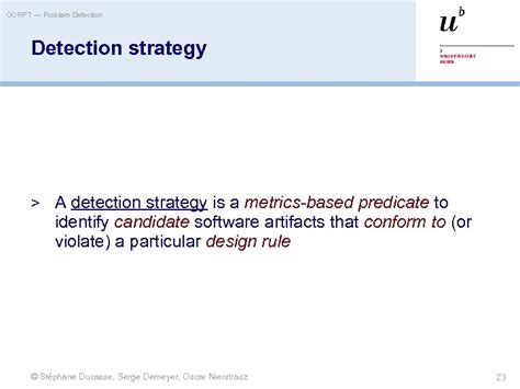 Oorpt Problem Detection Oorpt Object Oriented Reengineering Patterns