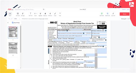 Form 990 Ez Print And Sign Form 990 Ez Online — Pdfliner