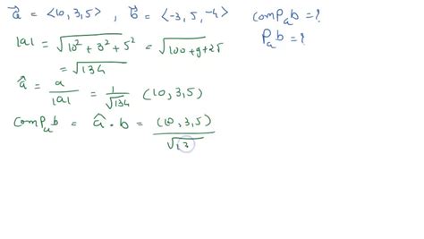 SOLVED Let a âŒ âŒª and b âŒâˆ âˆ âŒª be vectors Find the scalars and vectors