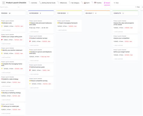 10 Free Product Launch Plan Templates In Excel Word ClickUp