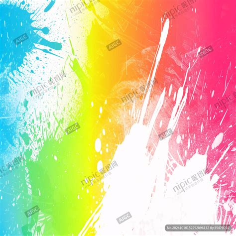 Ai创作图现代炫彩背景笔刷肌理 炫彩背景笔刷肌理 彩色墨迹封面 渲染彩虹墨水调色板 彩色喷溅大气背景 油漆喷溅背景图片 动感桌面唯美多彩烫印 彩色泼墨vi 时尚底纹油墨喷溅绚丽 黄蓝色渐变红