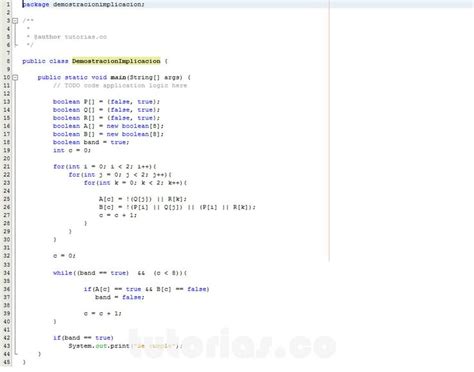 Java Arrays Demonstrating Logical Implication