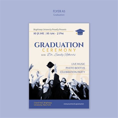 Graduation Template Design Free Psd