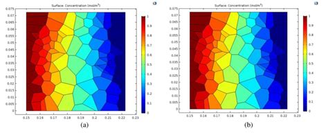 Hydrogen Diffusion Contour In Voronoi Microstructure For Diffusion In Download Scientific