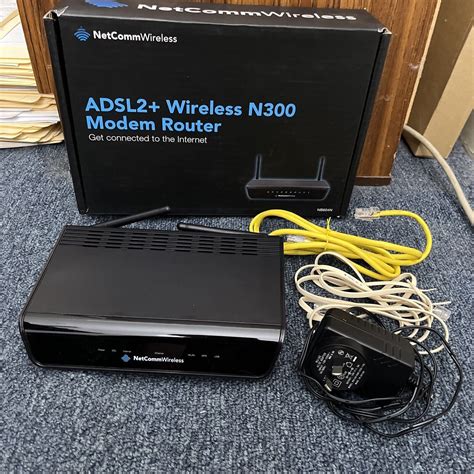 Netcomm Wireless Adsl Wireless N300 Modem Router Retro Unit