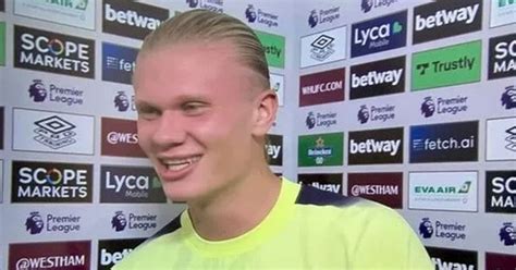 Sky Sports Forced To Censor Erling Haaland After He Swears Twice In