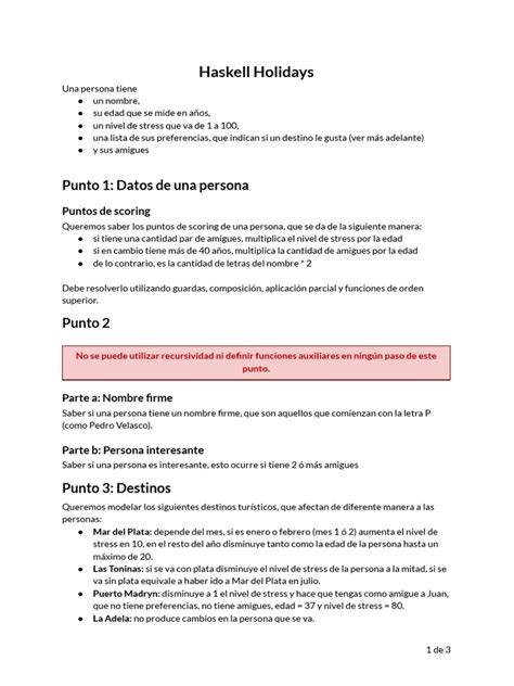 Tp Funcional Haskell Holidays 2022 Descargar Gratis Pdf Estrés Biología Infinito