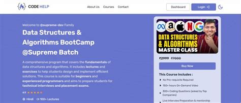 Siddhant Jain On Linkedin Supremedsabatch Learning Dsacoding Codehelp
