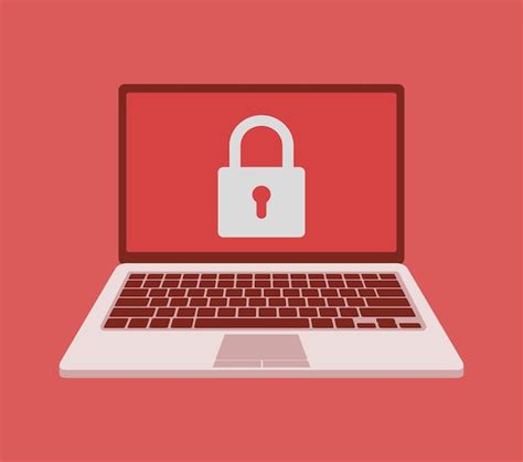 Premium Vector Vector Illustration Of Laptop System Error Warning Virus Attention Hacker