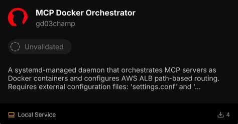 Mcp Docker Orchestrator Mcp Servers · Lobehub