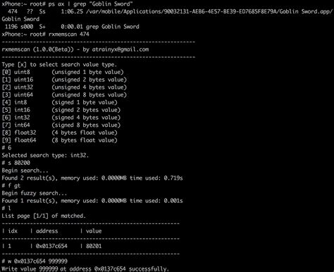 GitHub Rainyx Rxmemscan IOS Memory Scan Tool