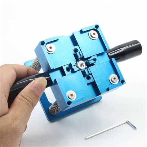 90mm Blue Bga Reballing Station Stencils Template Holder Foxture Jig For Pcb Chip Soldering