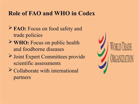 Codex Alimentarus Is A Food Related Topic Pptx
