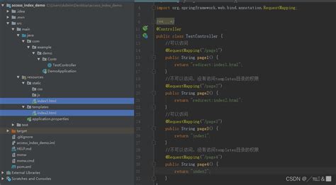 18 在springboot整合thymeleaf模板引擎中controller和restcontroller不同注解的跳转页面方法