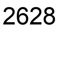 2628 número, la enciclopedia de los números - numero.wiki
