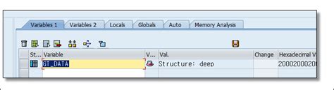 Abap 디버깅 시 인터널 테이블 Alv 조회하는 법 Sap Space