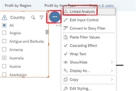 Linked Analysis In Sac Sap Analytics Cloud