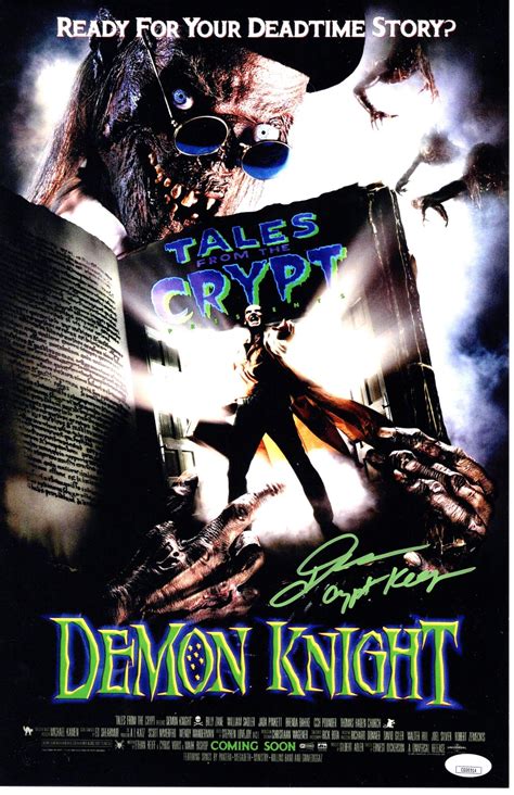 Csr Collectibles John Kassir Signed 11×17 Poster Crypt Keeper Tales